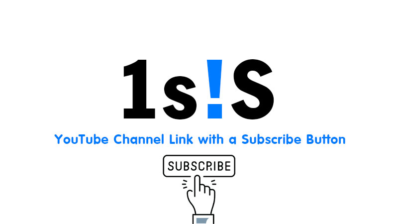 How to Create a YouTube Channel Link with a Subscribe Button | 1s.is